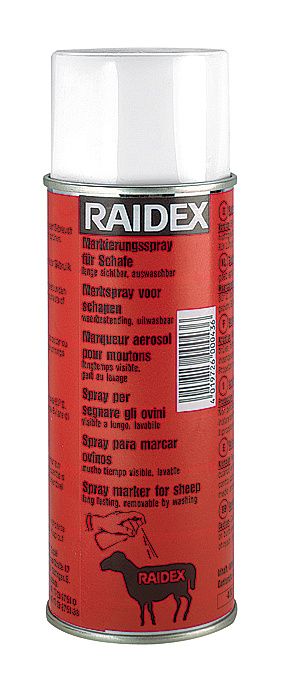 Red sheep marker spray RAIDEX - 500 ml - Ukal