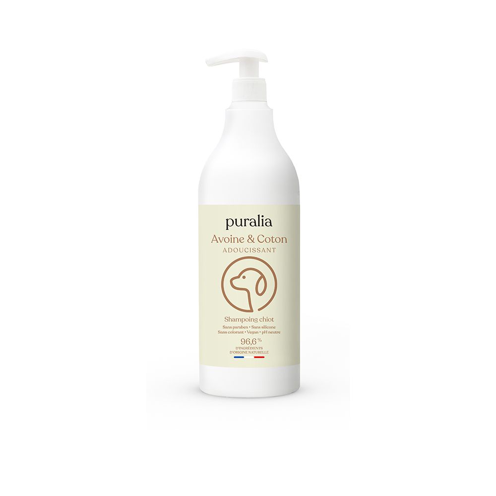 Shampoing naturel pour chiot 1 L PURALIA - Ukal