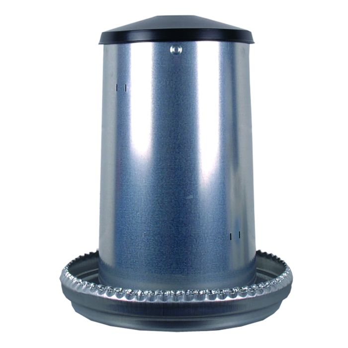 Enamelled hen feeder with hopper 25 L - 17 hens - Ukal
