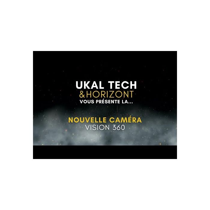 Caméra de surveillance VISION 360° professionnelle HORIZONT - Ukal