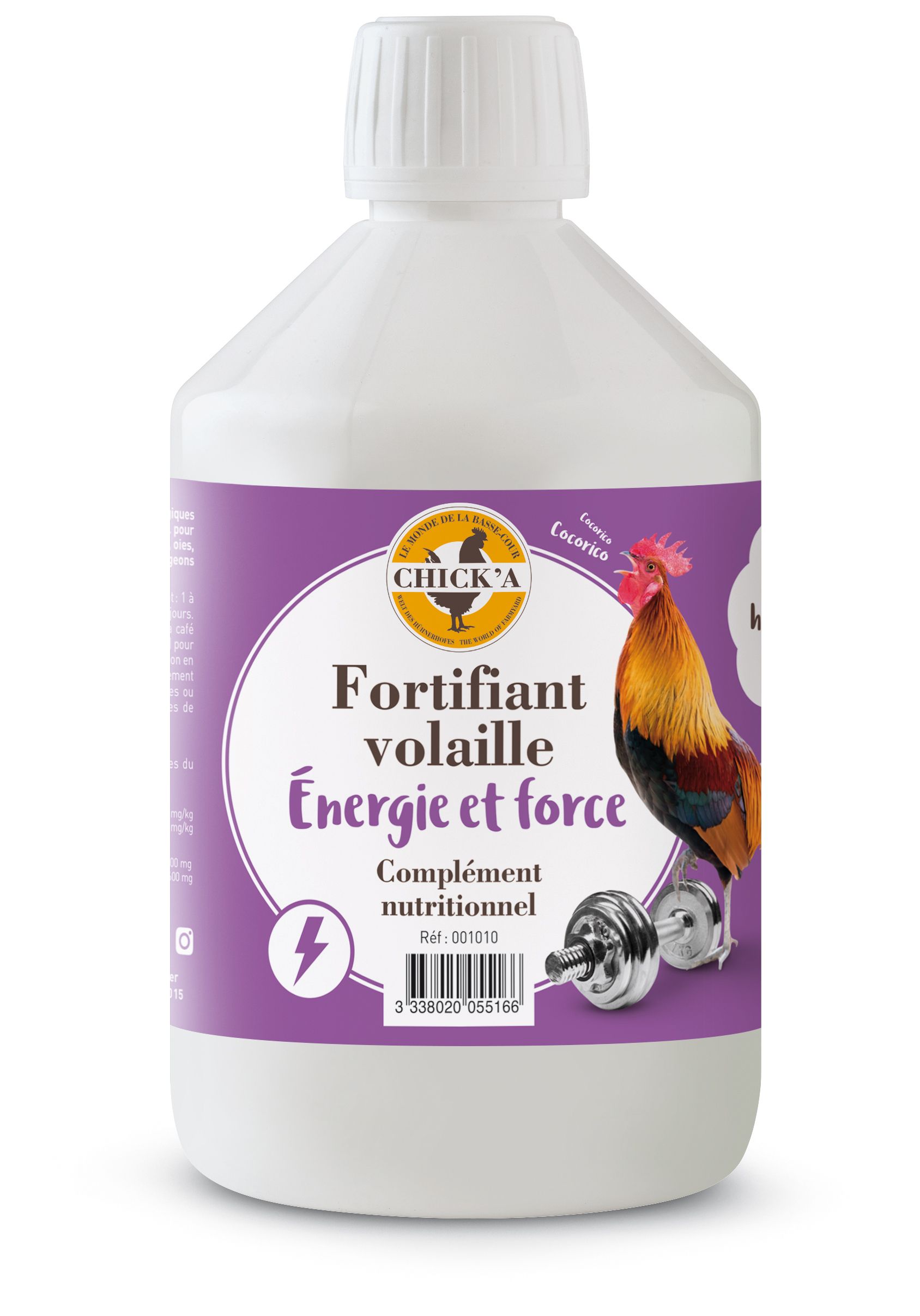 Nutritional supplement CHICK'A FORTIFIANT, 500 ml - Ukal