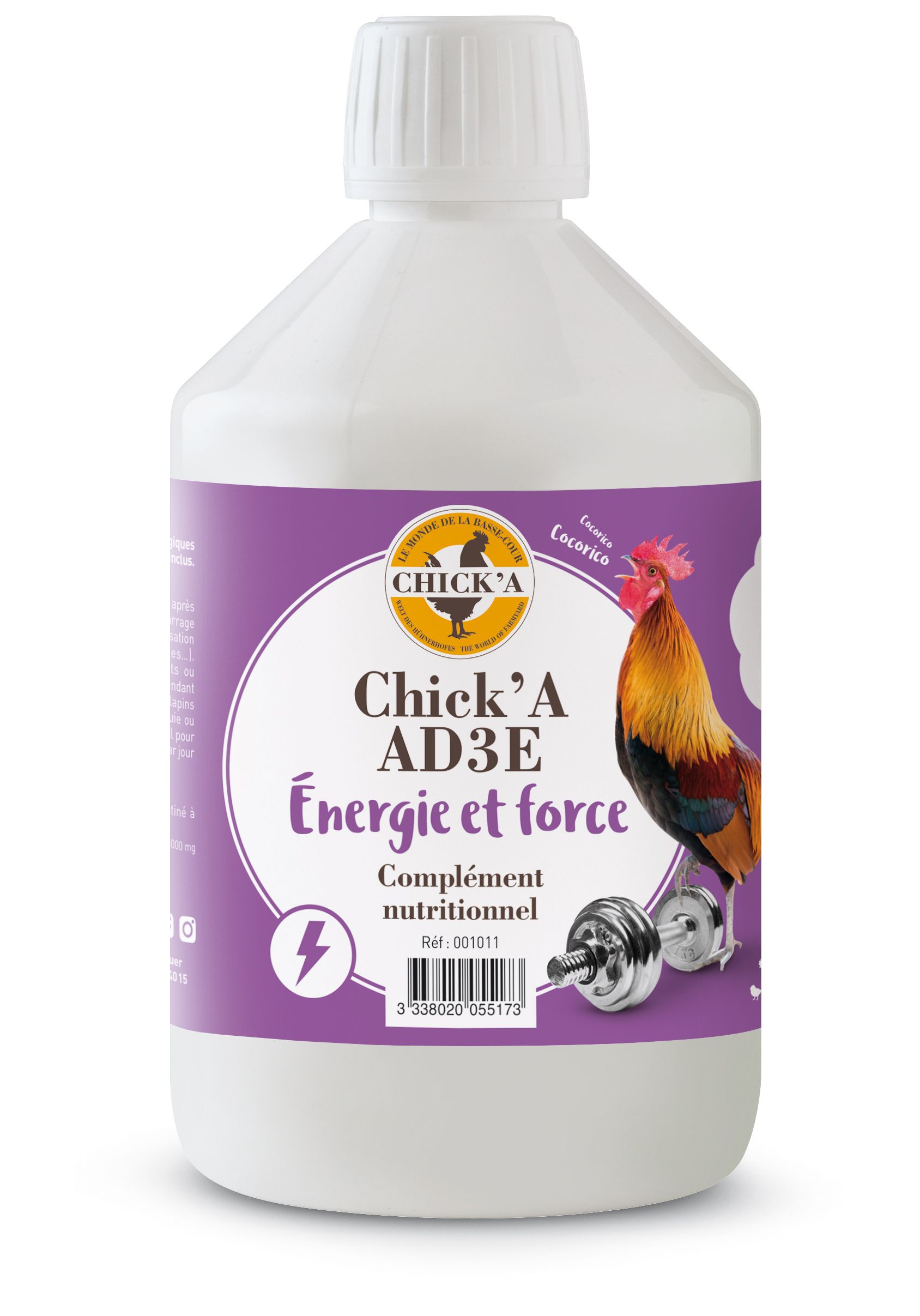 Nutritional supplement CHICK'A AD3E, 500 ml - Ukal
