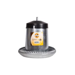 Enamelled hen feeder with hopper 5L - 6 hens - Ukal